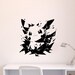 Pika Wall Decal Vinyl Sticker Cartoon Wall Decor Children Poster ...