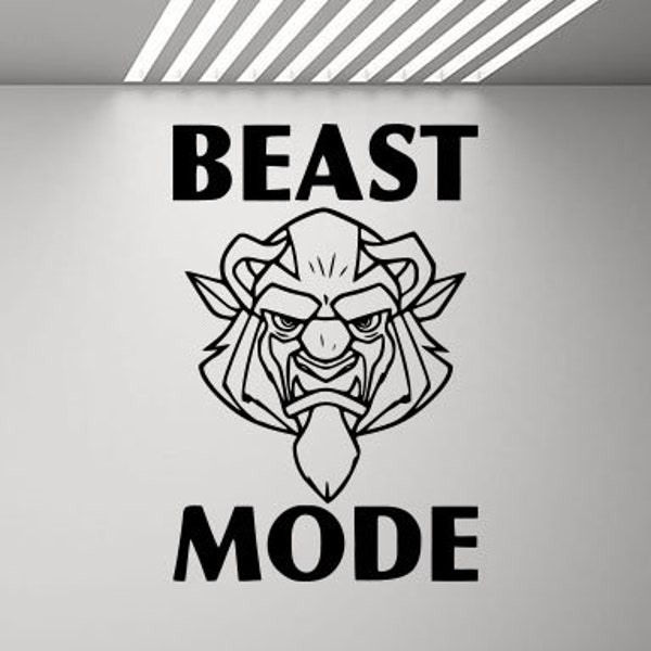 Beast Mode Decal - Etsy