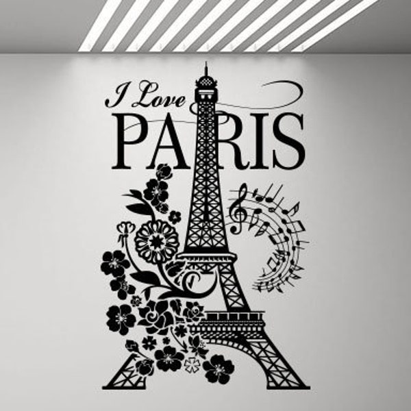 Paris Wall Decals - Etsy