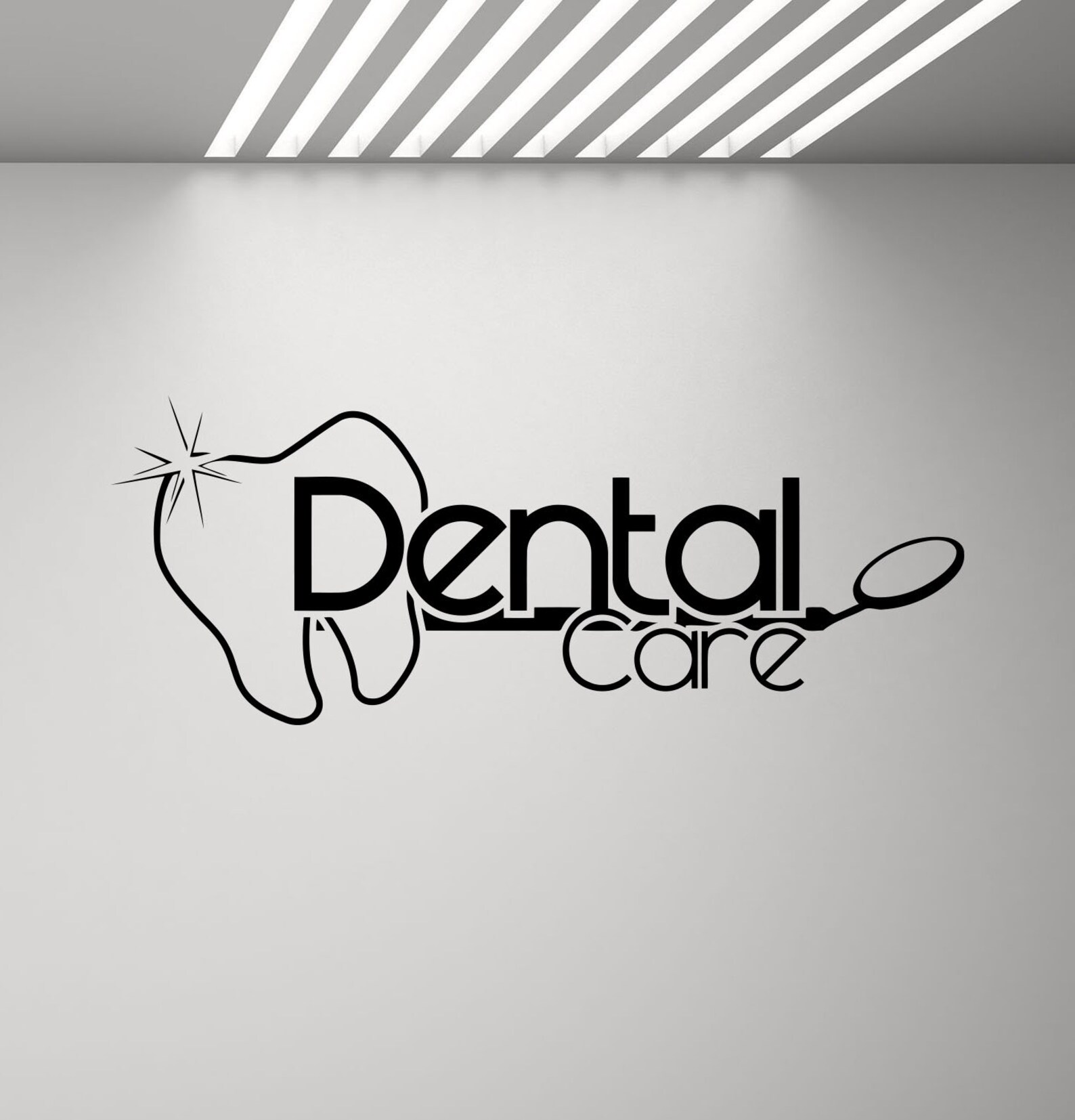Dental Care Sign Wall Decal Dentist Cabinet Poster Tooth | Etsy