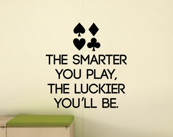 King of Spades Playing Card Poker Blackjack Vinyl Wall Sticker - Etsy