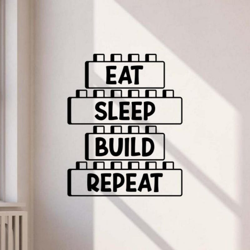 Eat Sleep Game Decal - Etsy