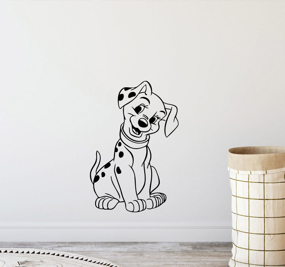 Dalmatian Dog Wall Decal Vinyl Sticker Kids Room Poster Bedroom ...