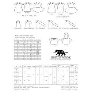 PDF Sewing Pattern Essential Set Sewing Pattern Dress and | Etsy