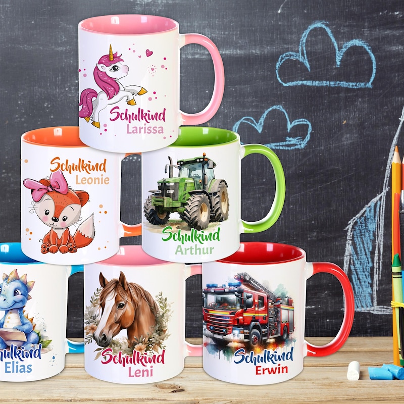 Tasse schulkind - Etsy.de