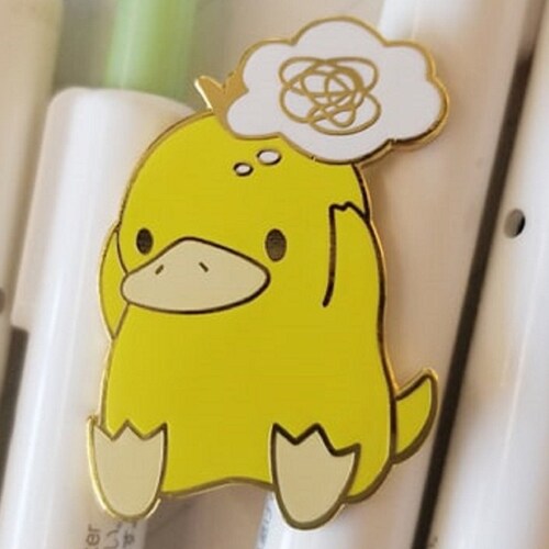 Confuse Psyduck Hard Enamel Pin - Etsy