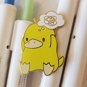 Confuse Psyduck Hard Enamel Pin - Etsy