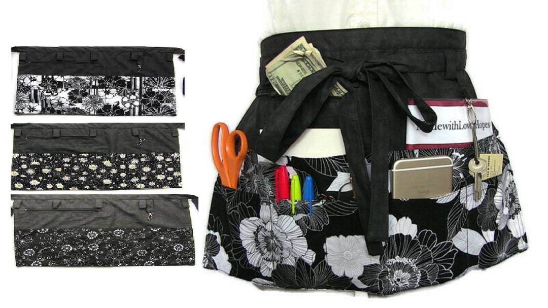 Apron With Pockets/teacher Apron/utility Apron/vendor Apron/waist Apron ...