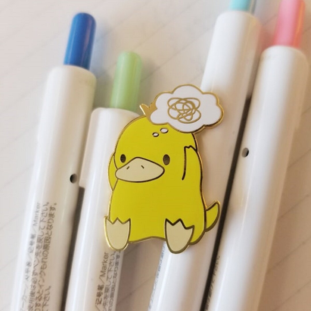 Confuse Psyduck Hard Enamel Pin - Etsy