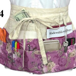 Apron With Pockets/teacher Apron/utility Apron/vendor Apron/waist Apron ...
