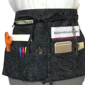 Apron With Pockets/cash Apron/half Apron/teacher Apron/utility Apron ...