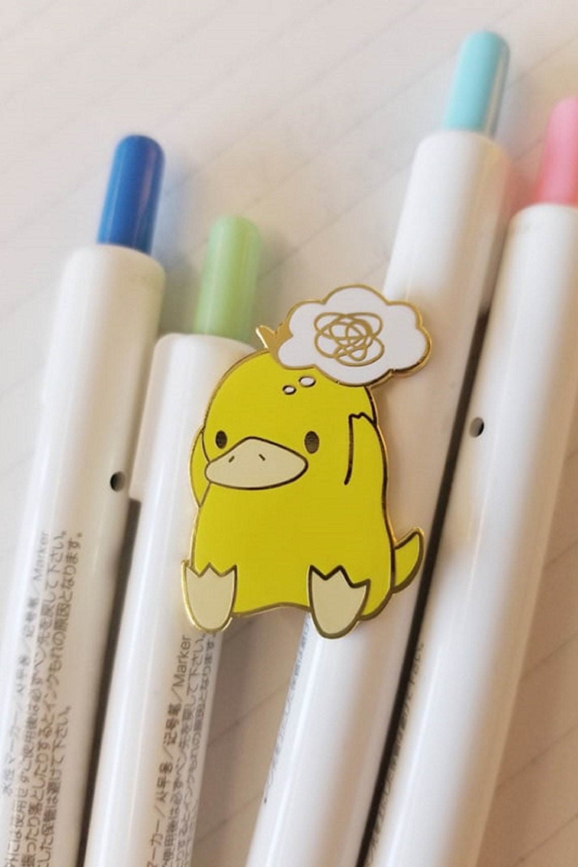 Confuse Psyduck Hard Enamel Pin - Etsy
