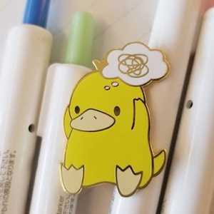 Confuse Psyduck Hard Enamel Pin - Etsy