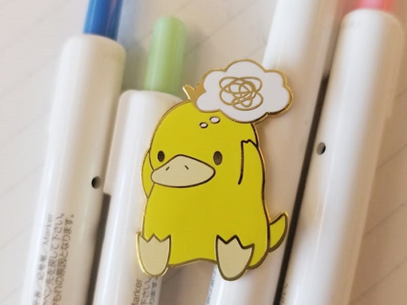 Confuse Psyduck Hard Enamel Pin - Etsy
