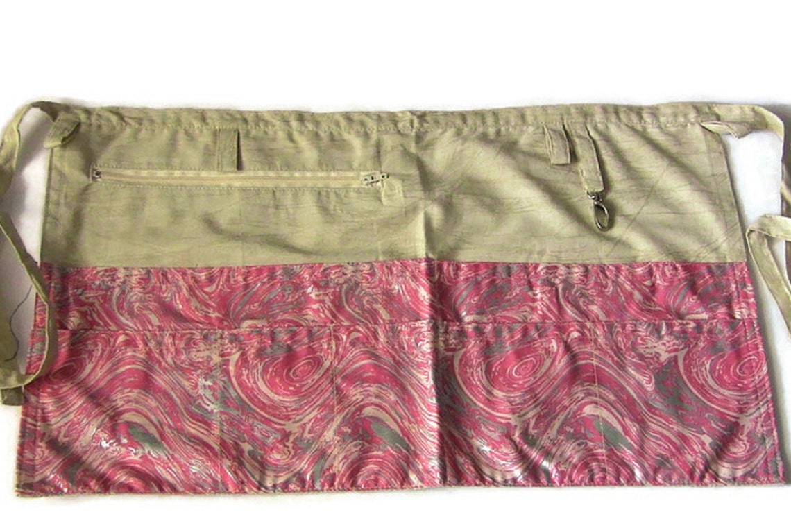 Apron With Pockets/cash Apron/half Apron/teacher Apron/utility - Etsy