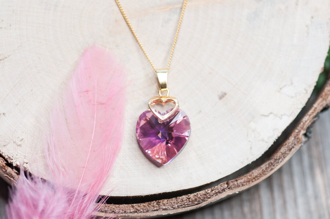 Swarovski double heart store
