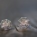 Spider Cobweb Earrings, Silver Halloween Spider Studs, Halloween ...