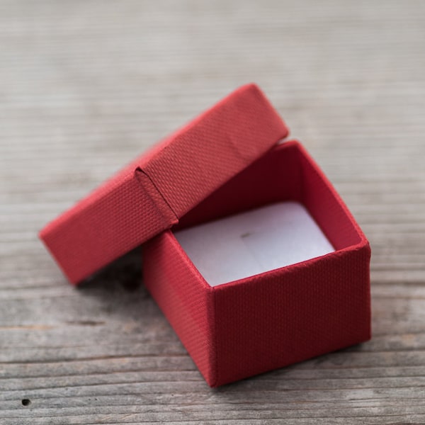 Red Square Box - Etsy
