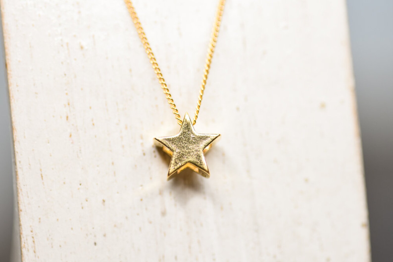 Small Star Charm Necklace 24k Gold Gift for Her Dainty Star - Etsy