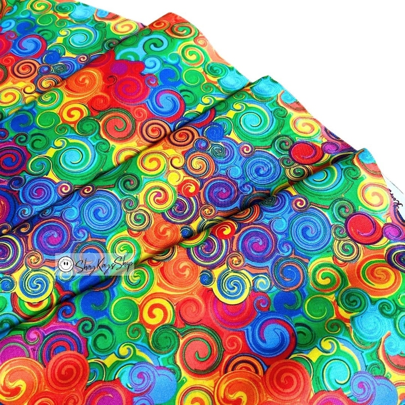 Bright Colored Fabric - Etsy