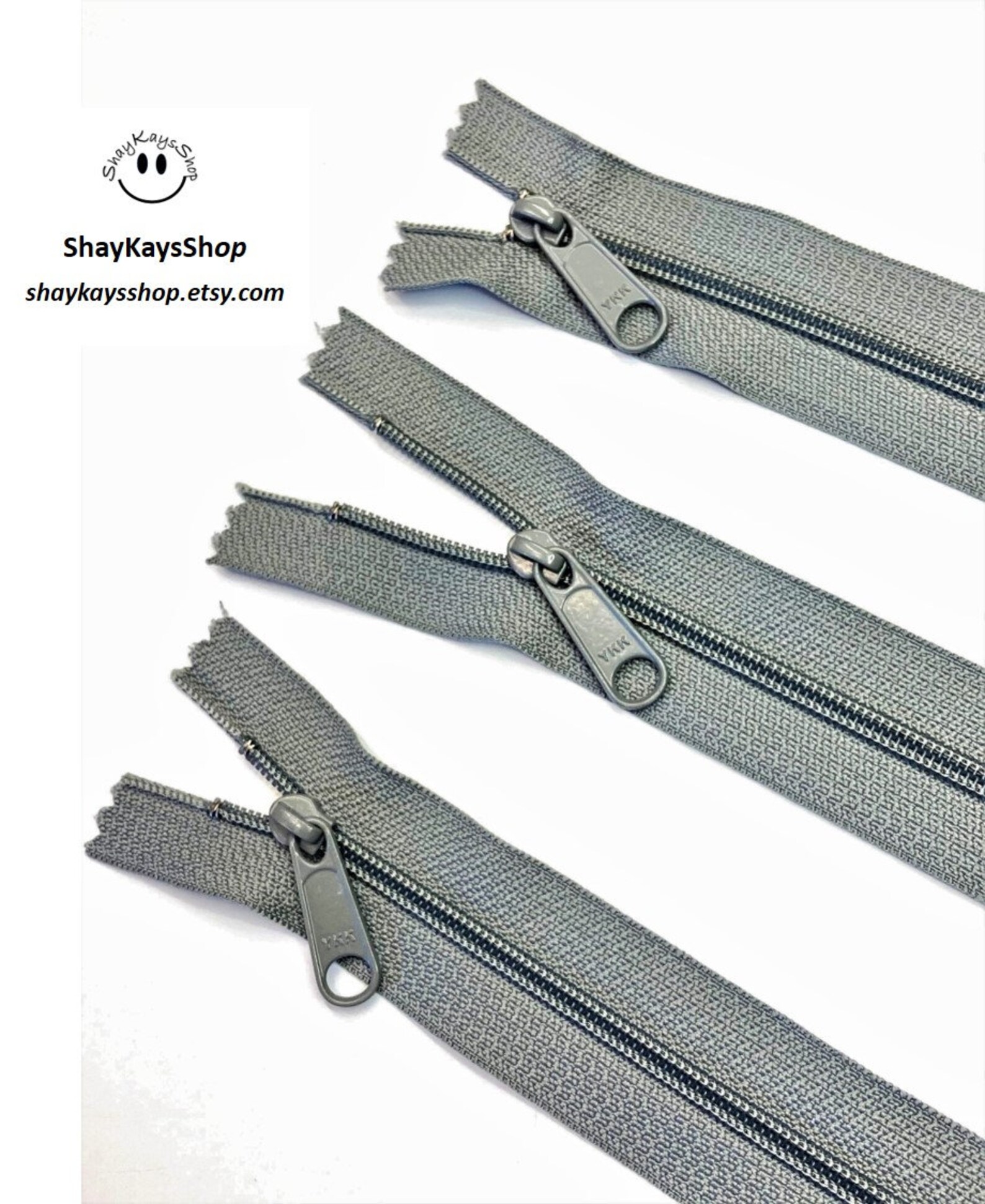 14 Inch Long Pull Zippers 4.5 Nylon Coil Closed Bottom - Etsy