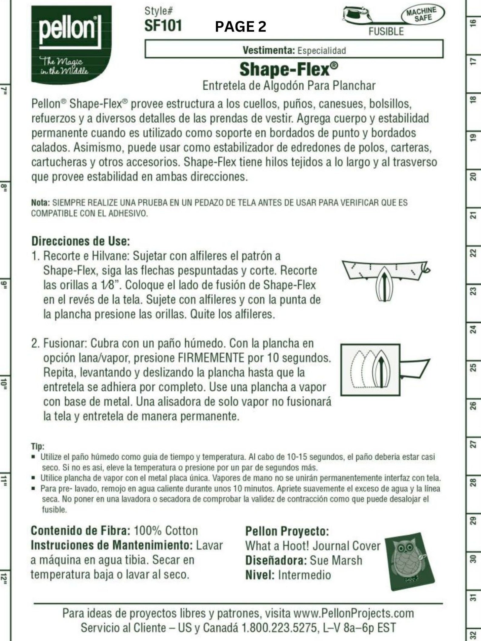 Pellon SF101 Shape Flex White Fusible Interfacing Sold by the - Etsy