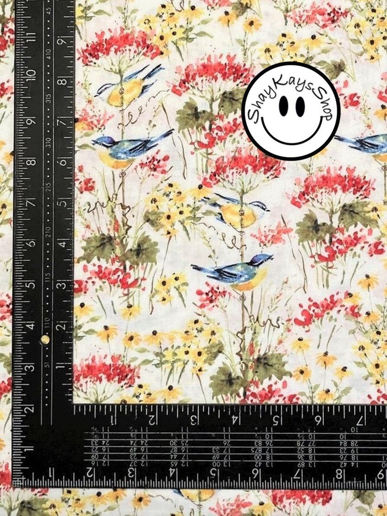 Floral Wildflowers Fabric Wilmington Prints Meadow Bloom - Etsy