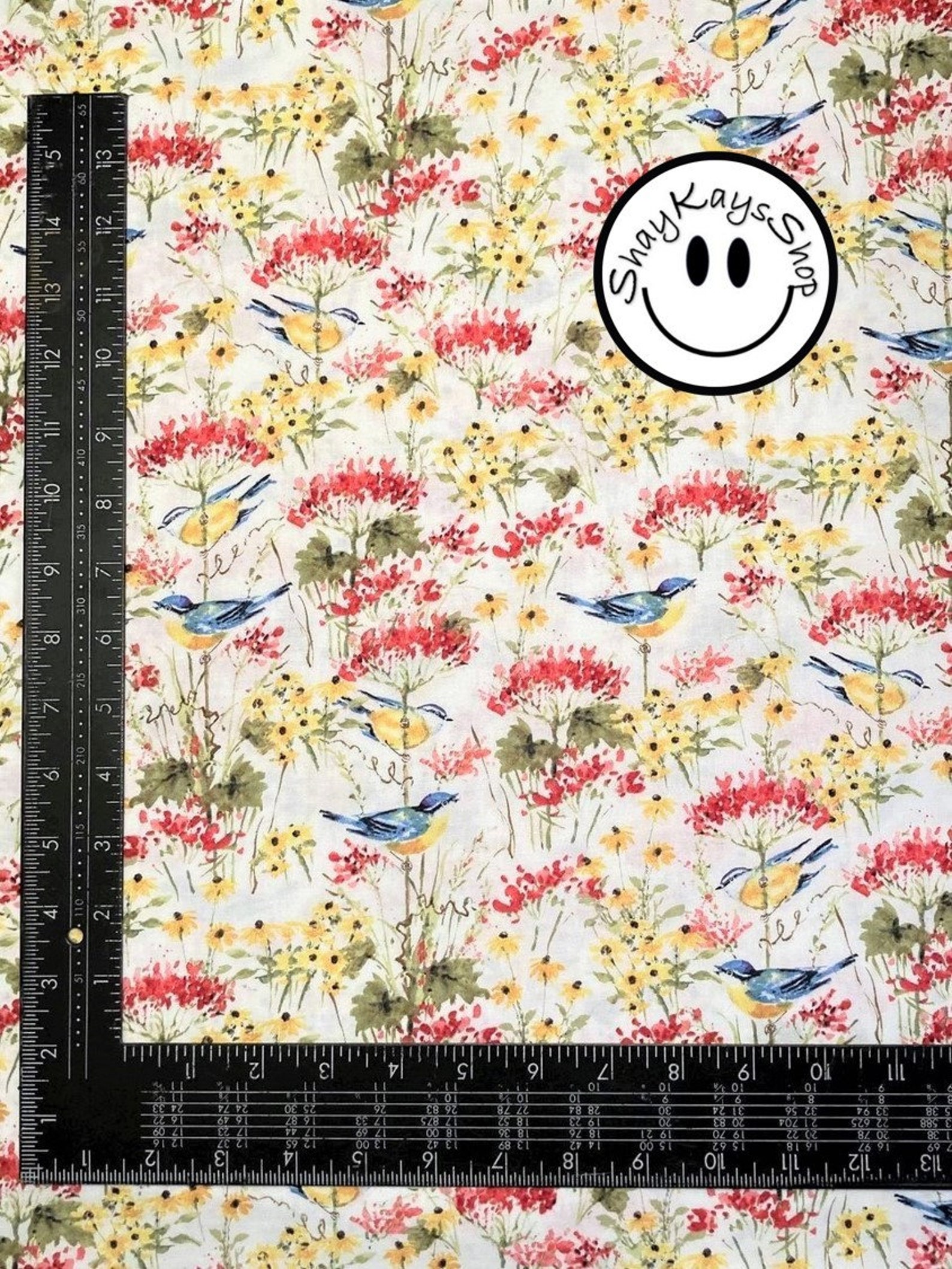Floral Wildflowers Fabric Wilmington Prints Meadow Bloom - Etsy