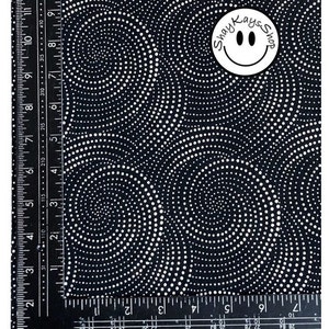 Black White Fabric Bundle, Set of 6 Fabrics, Half Yard per Fabric, 100% ...