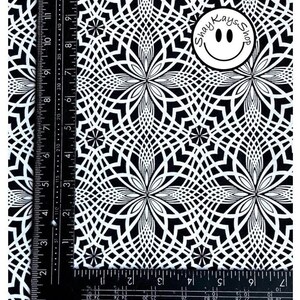 Black White Fabric Bundle, Set of 6 Fabrics, Half Yard per Fabric, 100% ...