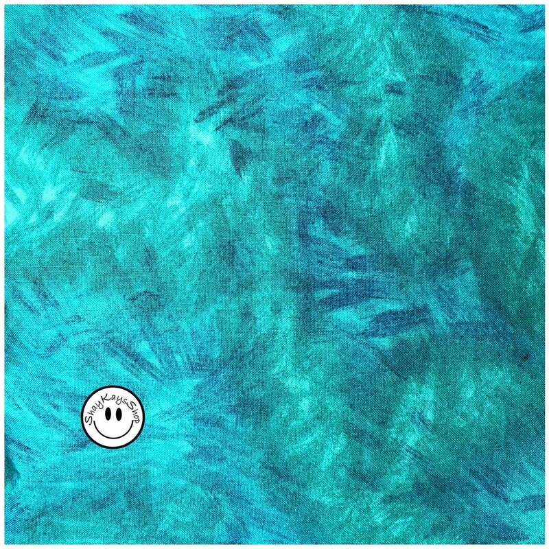 Teal Quilt Fabric - Etsy