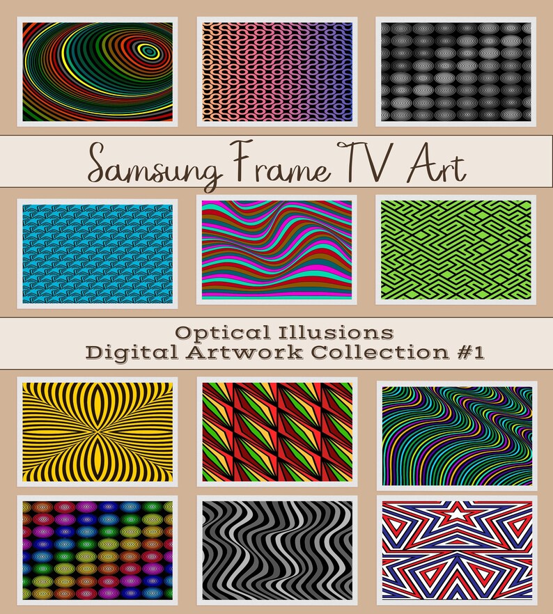 FRAME TV Abstract Art Optical Illusions Collection #1 | Modern Digital ...
