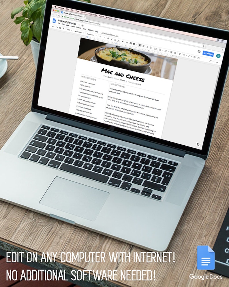 Recipe Book Template Modern Style Family Create Cookbook Editable ...