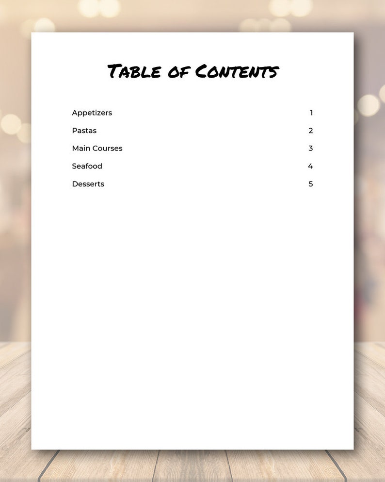 Recipe Book Template, Family Cookbook Template, Editable Recipe Book ...
