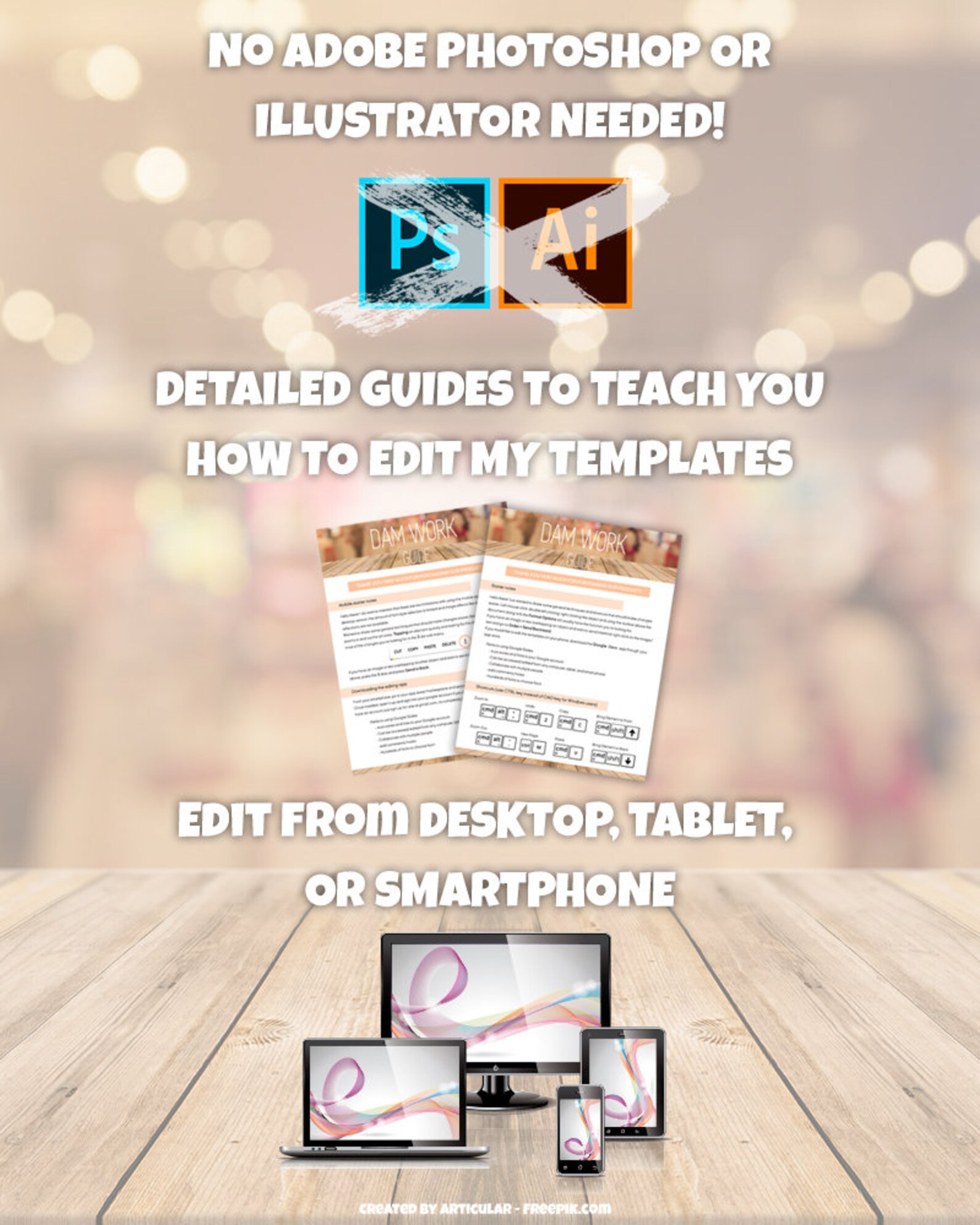 Clean Simple Wedding Invitation Cards Template Set Suite Package, 5x7 3 ...