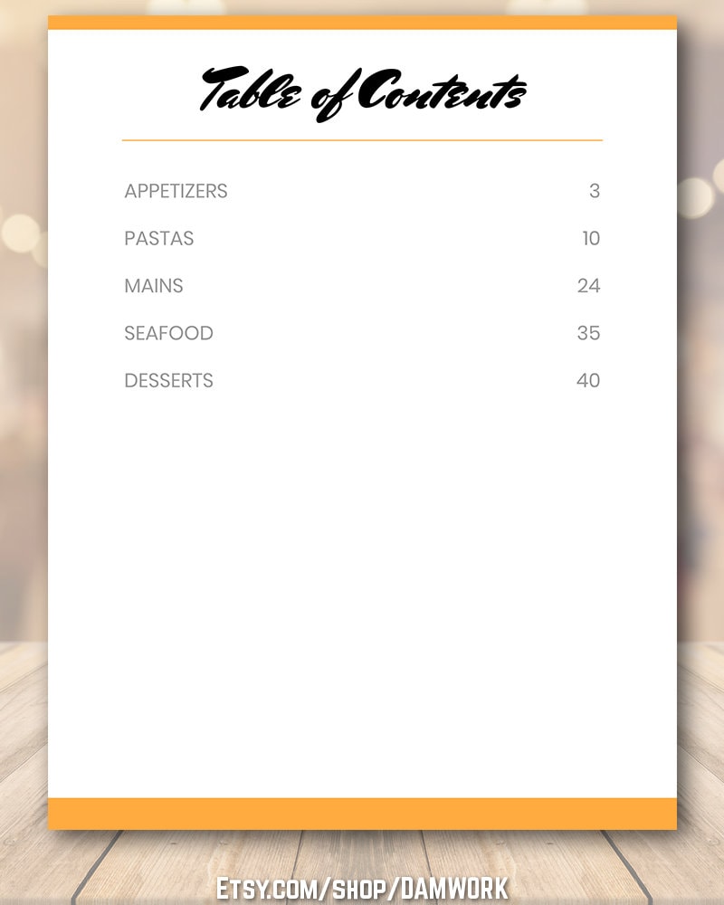 Thanksgiving Holiday Recipe Book Template - Modern Style Family Create ...