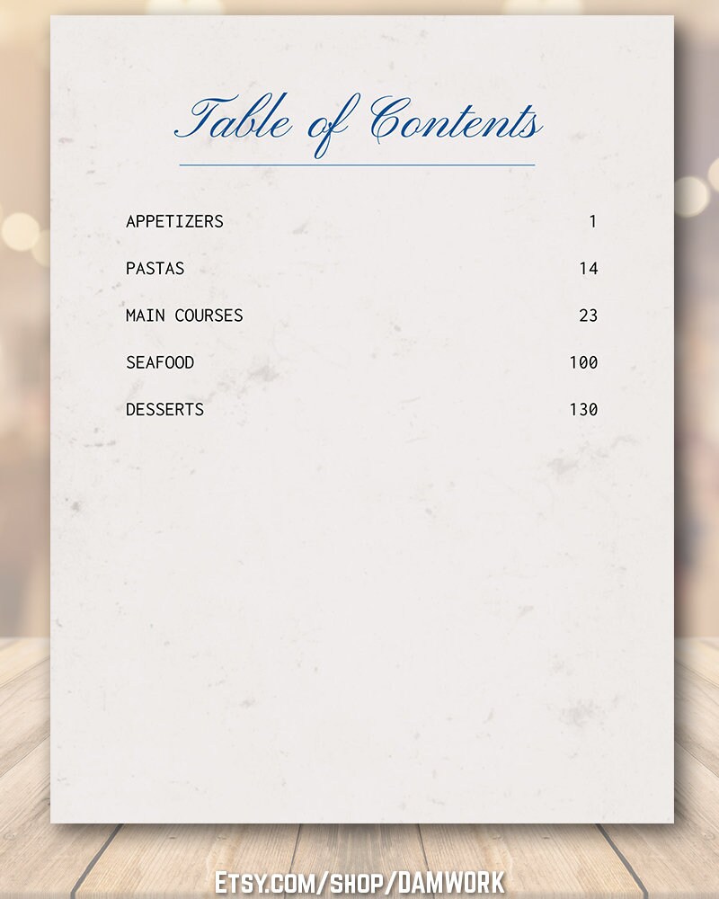 Vintage Recipe Book Template, Family Cookbook Editable Recipe Binder ...