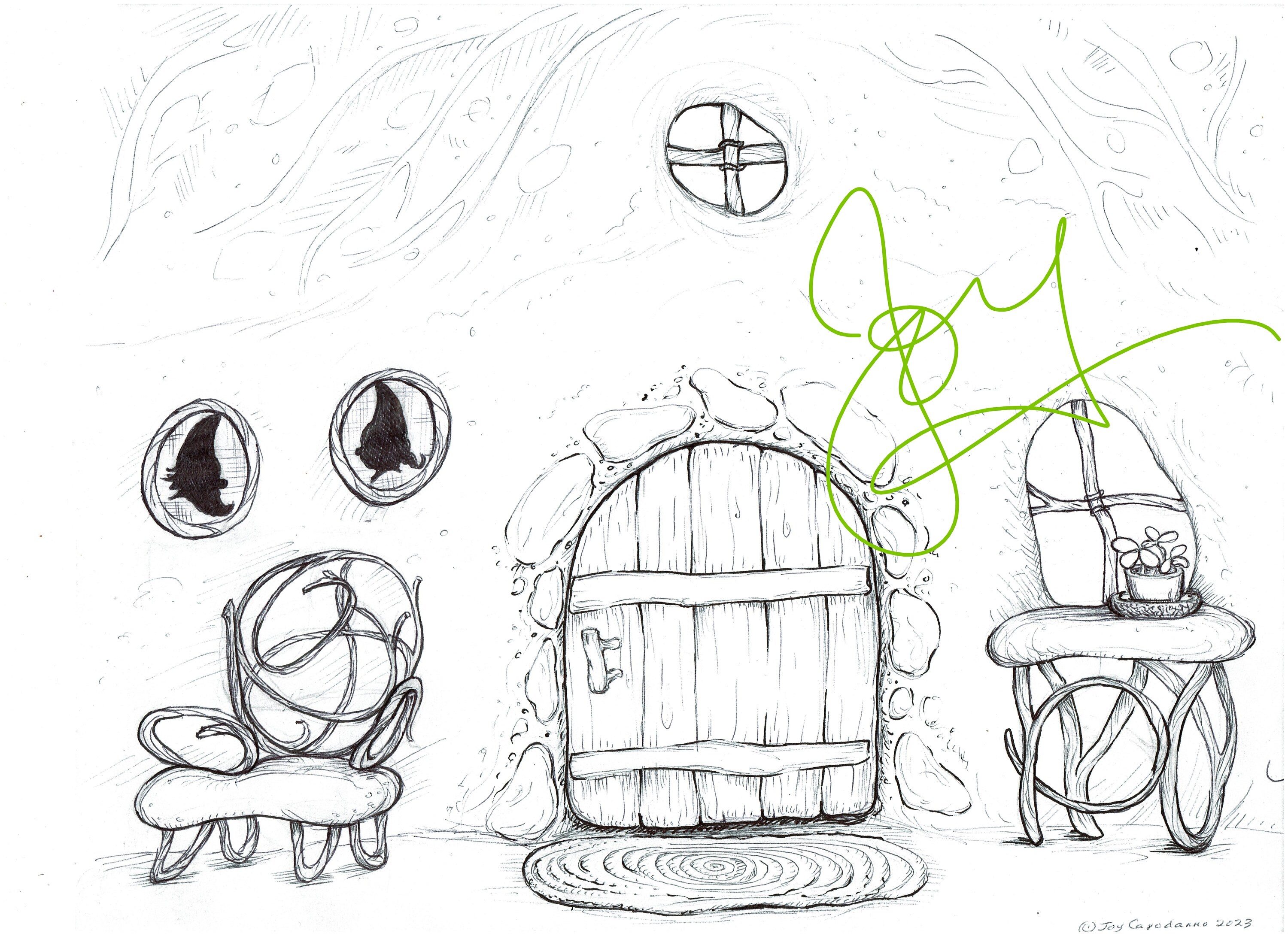 Gnome Home Coloring Pages and Activity - Etsy