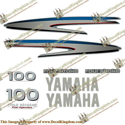 Yamaha Outboard Boat Engine Decal Kit 100-150HP (multiple HP ...