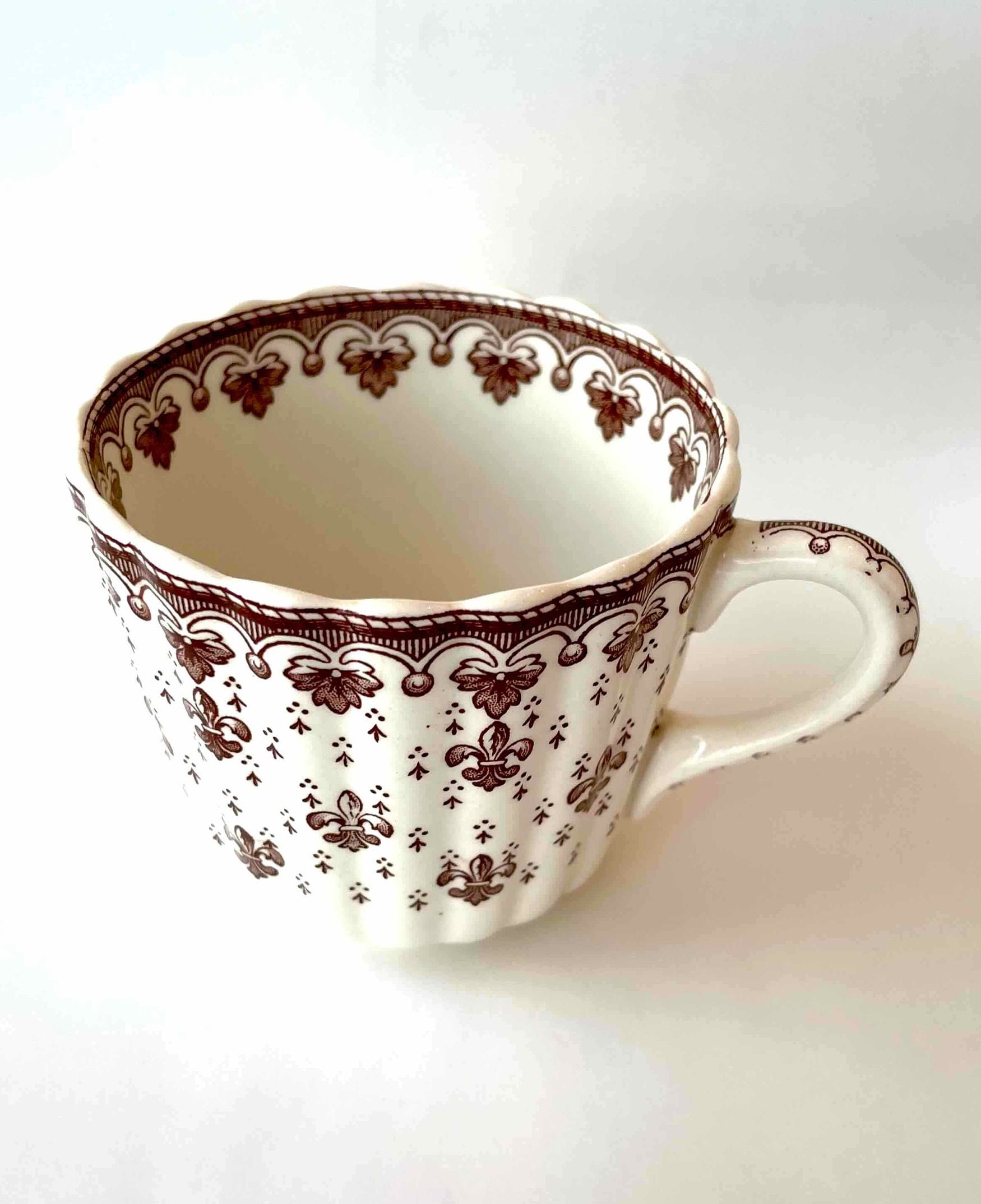 Copeland Spode Cup and Saucer Set Fleur De Lis - Etsy
