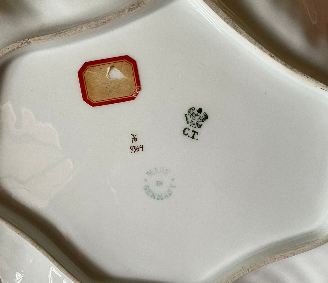 C.T. German Vintage Decorative Plate - Etsy