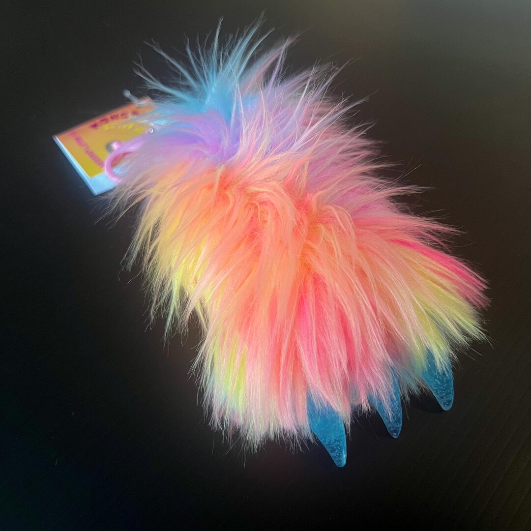 Monster Paw Keychain | Furry Funny Keychain | Faux Taxidermy Keychain ...