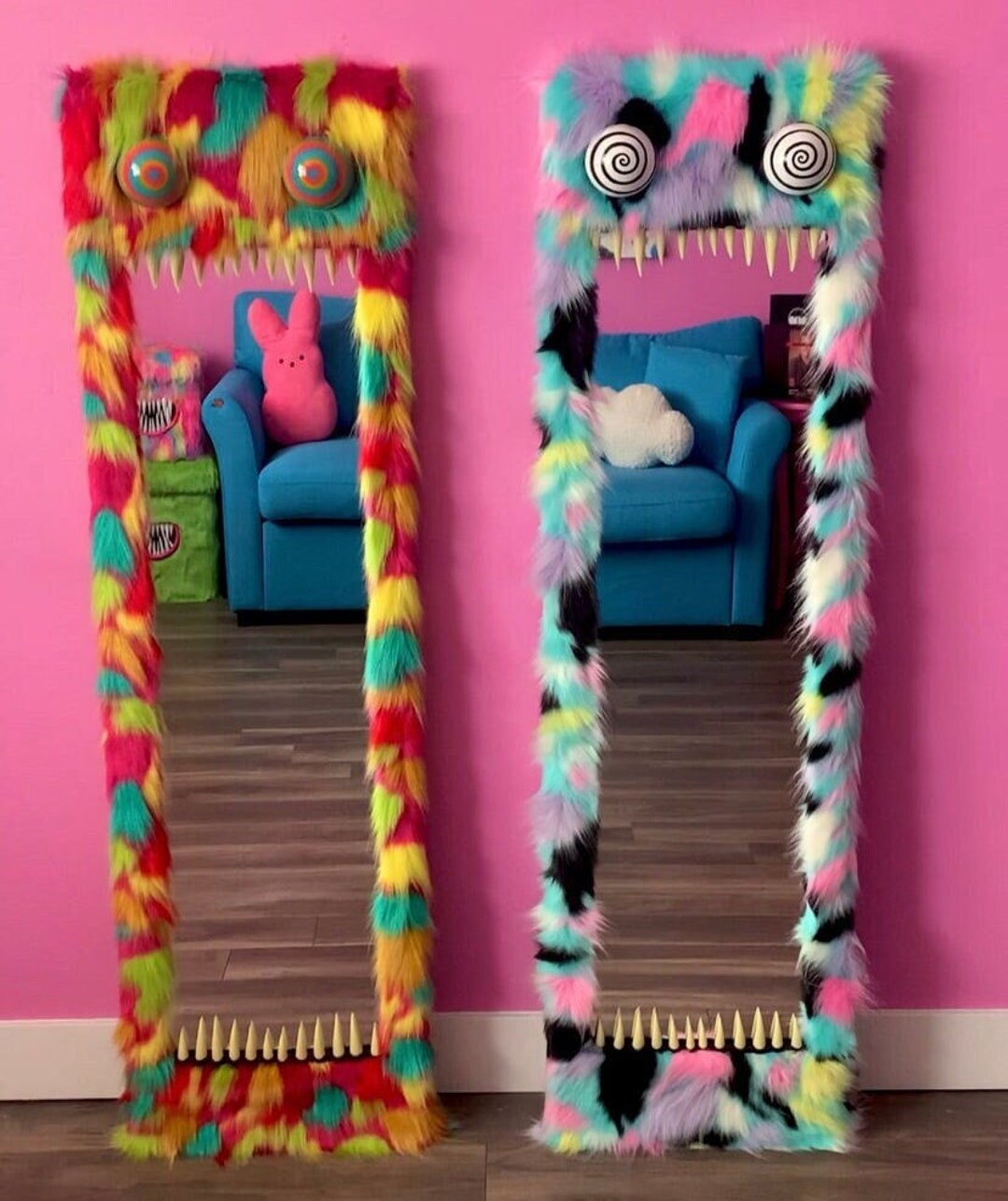 Monster Mirror Custom Made to Order Creepy Cute Large Full Length Floor ...