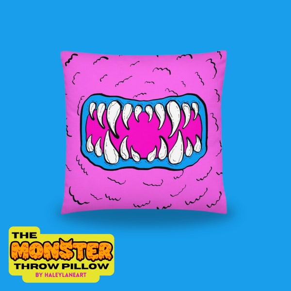 Monster Pillow - Etsy