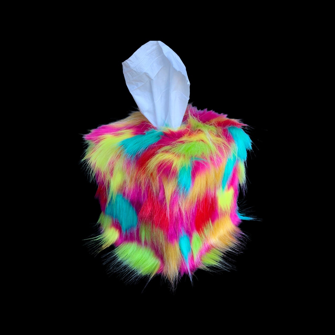 Custom Fur Tissue Box Cover Made to Order Square Tissue Box | Etsy