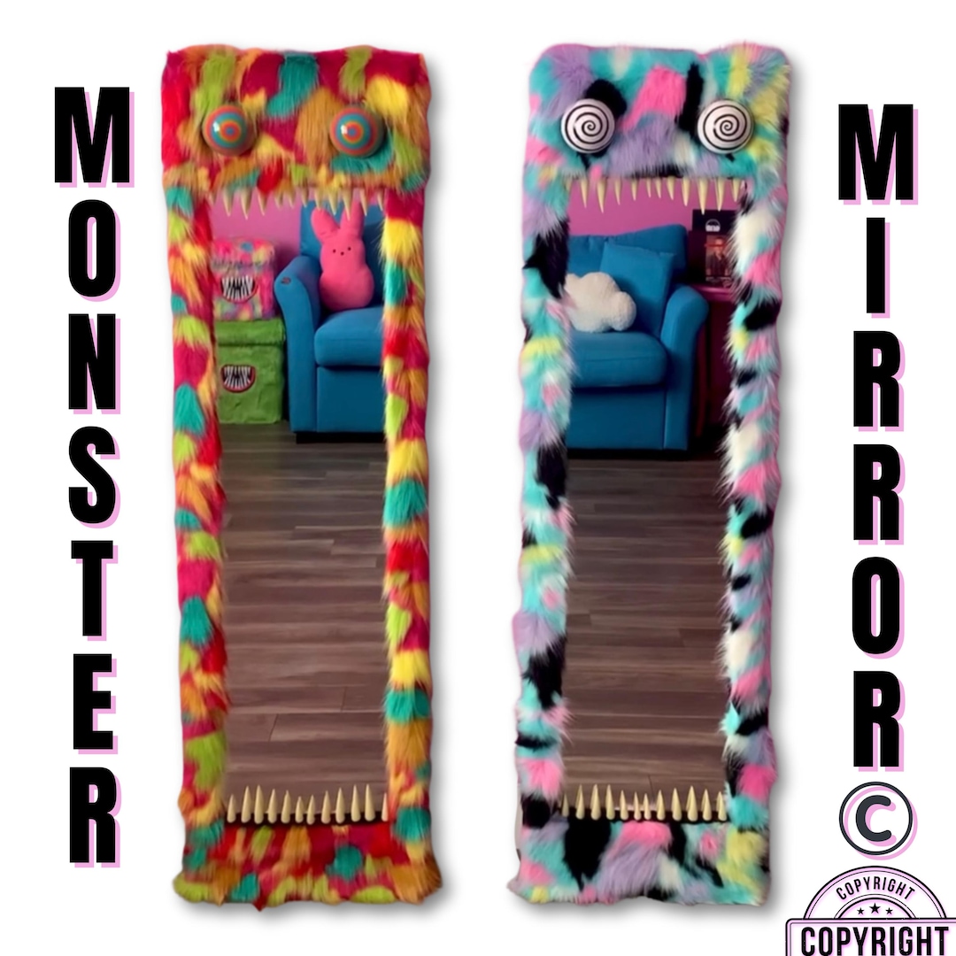 Monster Mirror © Custom | Creepy Cute Large Floor Full Length Floor ...
