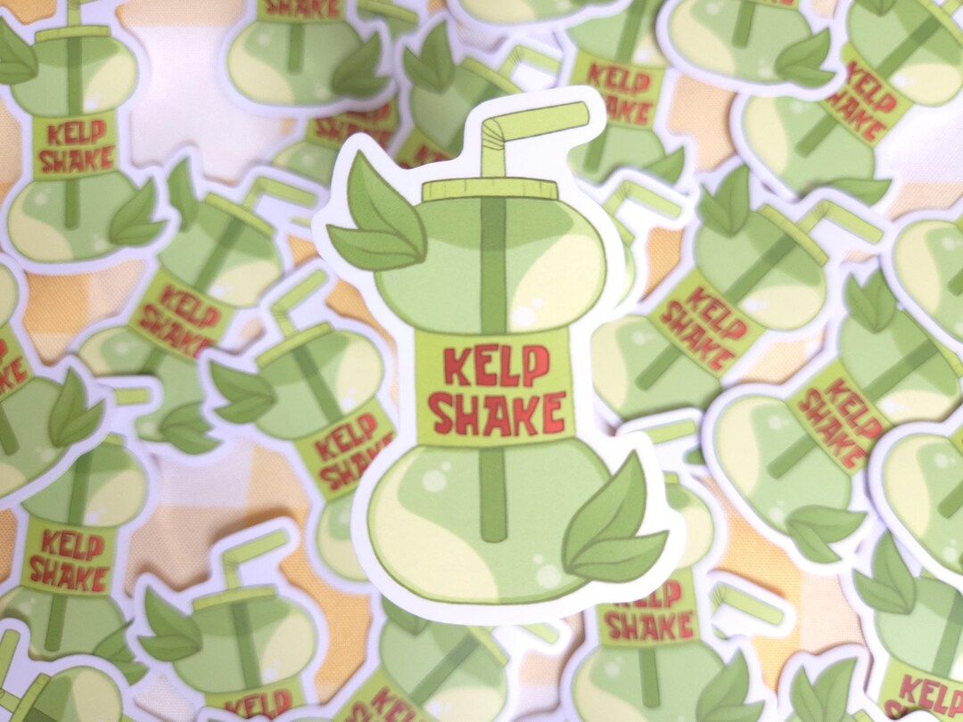 Kelp Shake Bikini Bottom's Best Soda! Water Resistant 2.5in. Matte ...