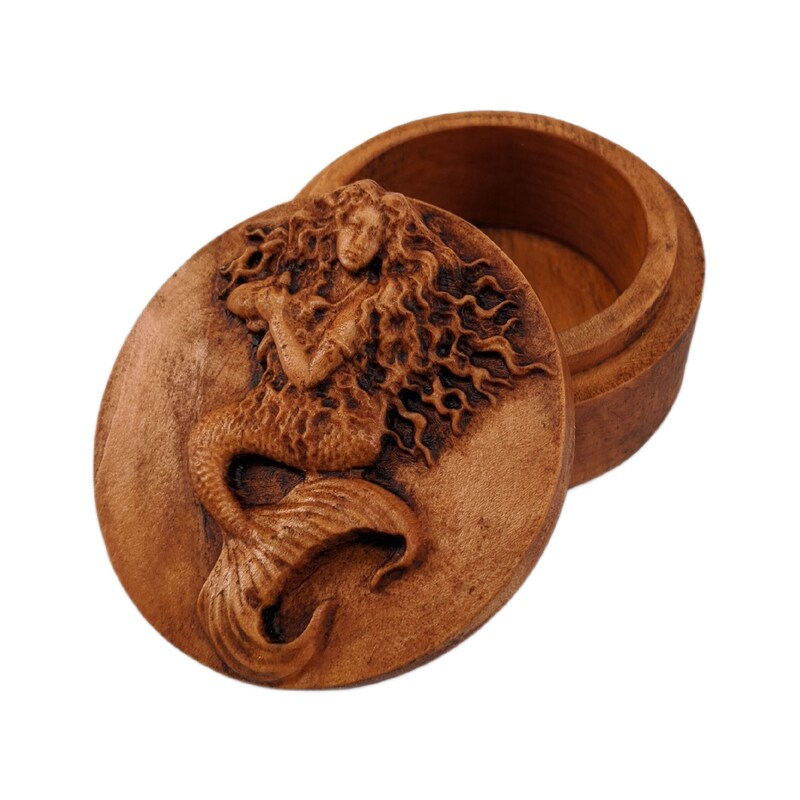 Carved Wood Mermaid - Etsy