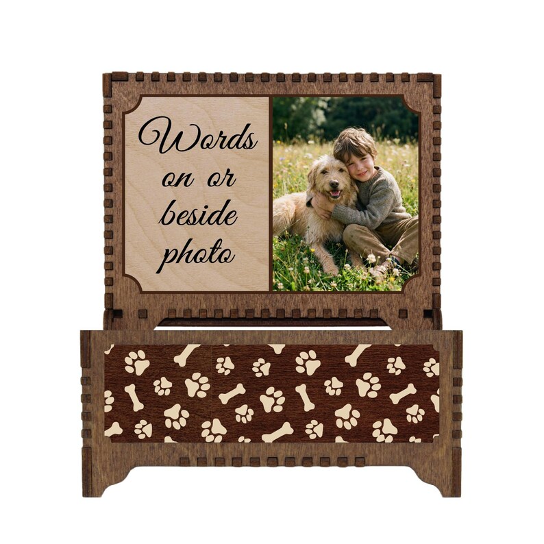 English Springer Spaniel Dog Custom Memorial Music Box, Urn, Photo ...