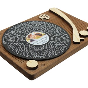 Solid Wood Custom Song Lyrics Vinyl Record Art Wall Hanging - Etsy